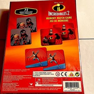 Spinmaster | Games | Disneypixar Incredibles 2 Memory Match Game Nwot ...